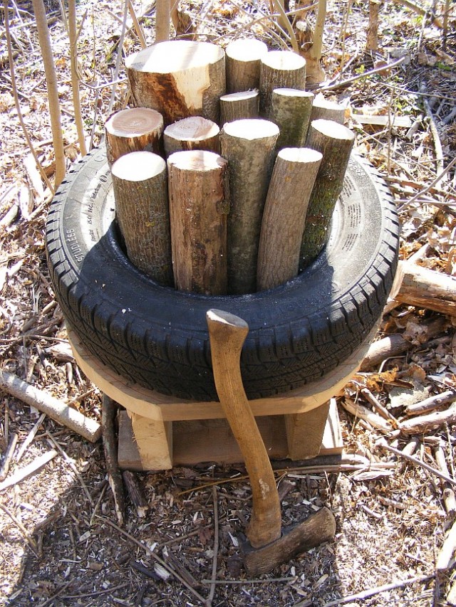 How to cut firewood from felled trees safely and easily