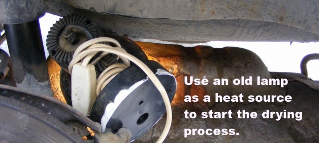 How to fix or repair a hole in your exhaust silencer or muffler.