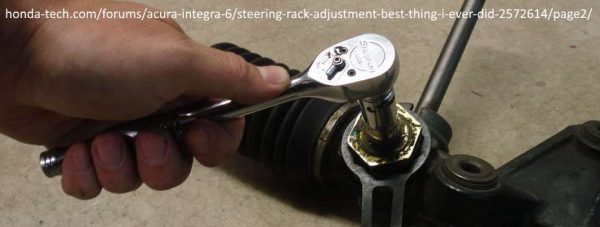 Honda Steering Rack 'Slipper' or Yoke Adjustment ⋆ handycrowd.com