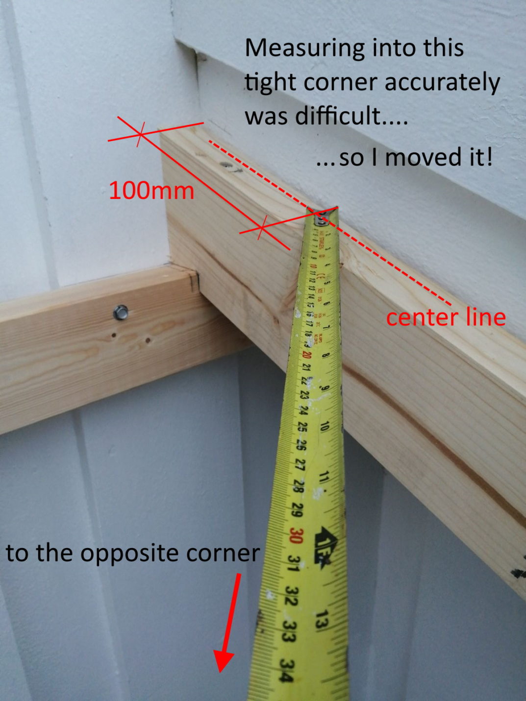 Measuring diagonals the easy way when alone ⋆ handycrowd.com