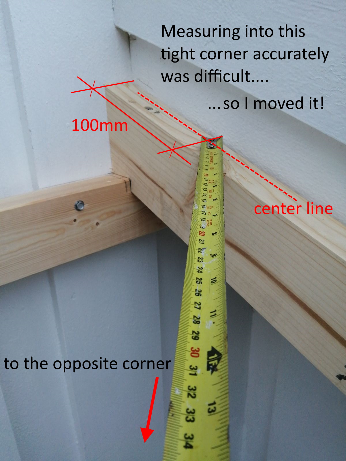 Measuring diagonals the easy way when alone ⋆ handycrowd.com